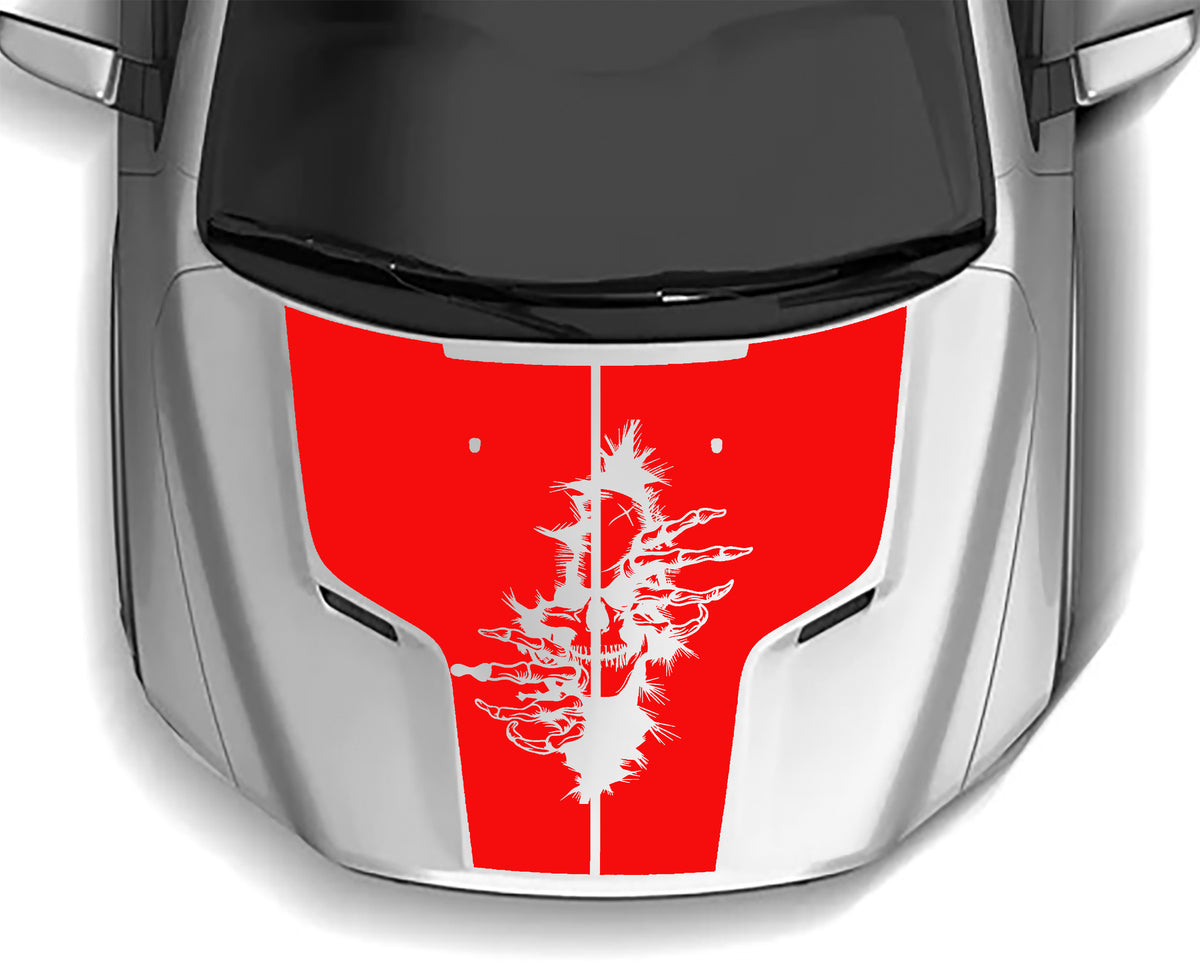 Dodge Ram 1500 Hood Decal Graphics 2009-2018 Devil Skull