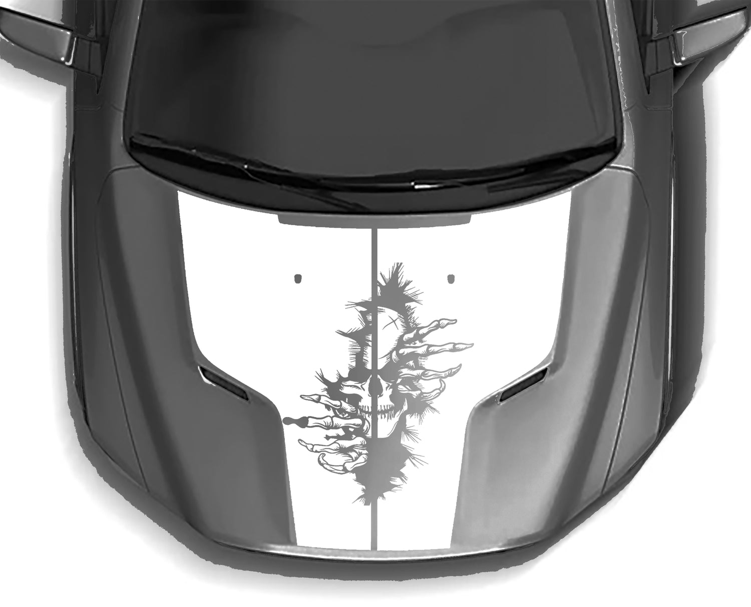 Dodge Ram 1500 Hood Decal Graphics 2009-2018 Devil Skull