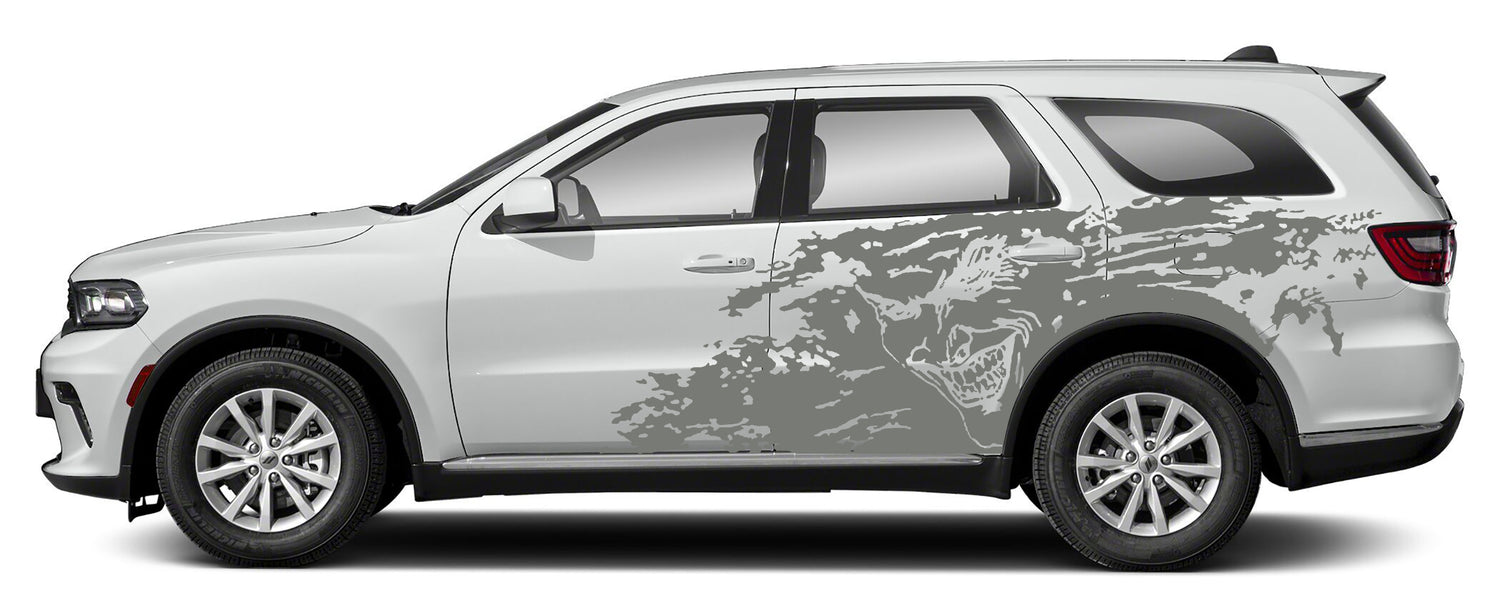 Dodge Durango Joker Splash Grunge Side Decals (Pair) : Vinyl Graphics
