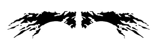 Ford Bronco Mud Splash Side Decals (Pair) : Vinyl Graphics Kit Fits (2