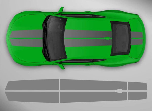 Chevrolet Camaro Full Body Racing Stripes : Vinyl Graphics Kit Fits (2 ...