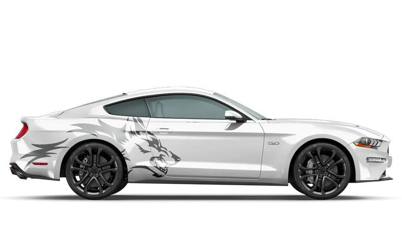 Ford Mustang Coyote Fender Side Decals (Pair) : Vinyl Graphics Kit Fit