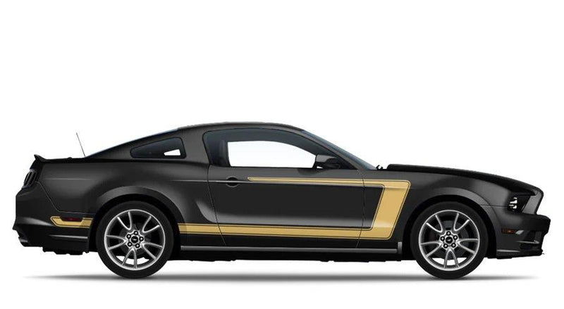 Ford Mustang Accent Side Stripes Decals (Pair) : Vinyl Graphics Kit Fi