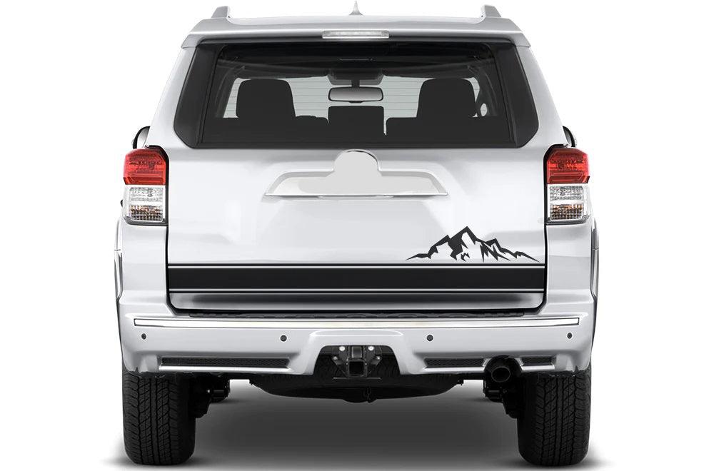 Toyota 4Runner Mountains Tailgate Decals (Pair) : Vinyl Graphics Kit F