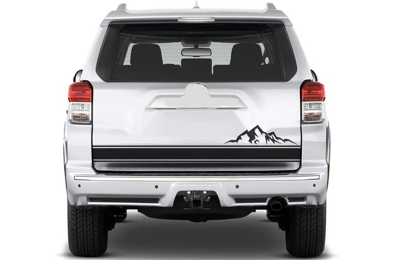 Toyota 4Runner Mountains Tailgate Decals (Pair) : Vinyl Graphics Kit F
